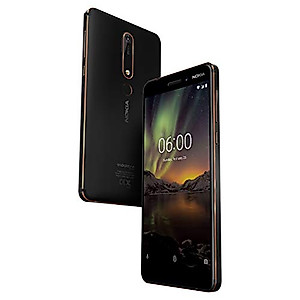 Nokia 6.1 (2018) - Android 9.0 Pie - 32 GB - Dual SIM Unlocked Smartphone (AT&T/T-Mobile/MetroPCS/Cricket/H2O) - 5.5" Screen - Black - U.S. Warranty