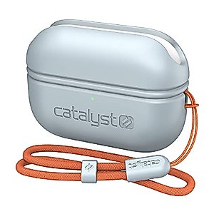 Catalyst Essential Case for AirPods Pro (2nd Generation) Impact Protection, Fast Charging, Premium Soft Silicone, Wireless Charging and USB-C Compatible, one-Piece Design case (Glacial Blue)