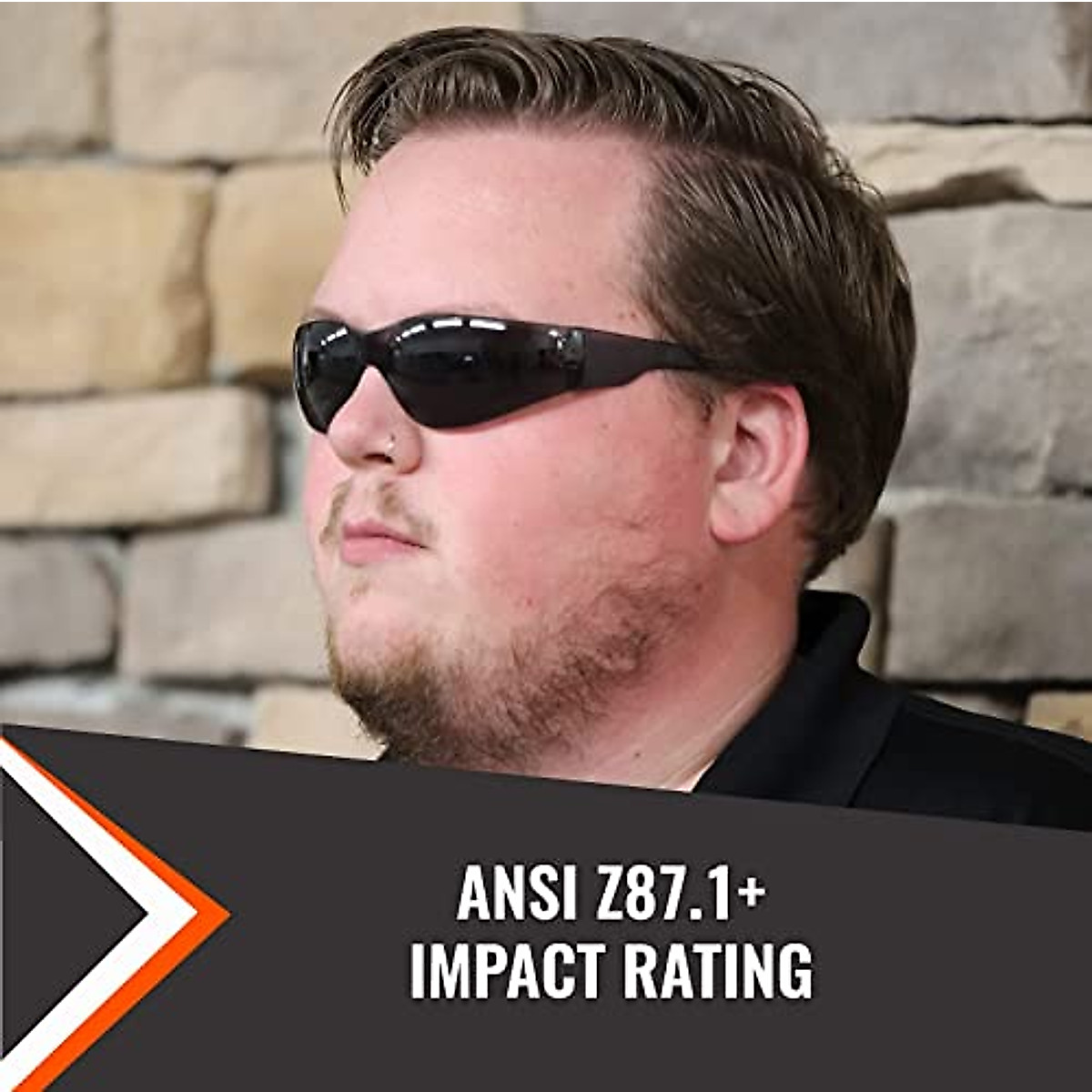 Malta Dynamics 12 or 24 Pack Clear or Tinted Safety Glasses OSHA/ANSI Approved Protective Eyewear for Men & Women