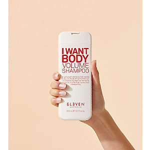 ELEVEN AUSTRALIA I Want Body Volume Shampoo Provides Thicker & Fuller Voluminous Hair - 10.1 Fl Oz