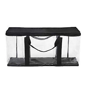 Fasmov 4 Pack VHS Storage Bag Hold up to 60 Large VHS tapes (15 Each Bag)