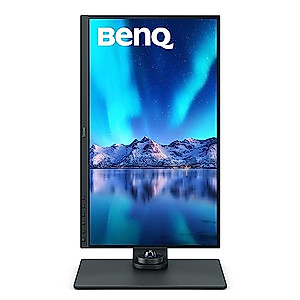 BenQ SW270C Photo Video Editing Monitor 27" QHD 1440p | 99% AdobeRGB,100% sRGB,97% P3 | IPS | Hardware Calibrated | 16 bit 3D LUT | DeltaE ≤2 | Uniformity | Pantone | AQCOLOR | Ergonomic | USB-C(60W)