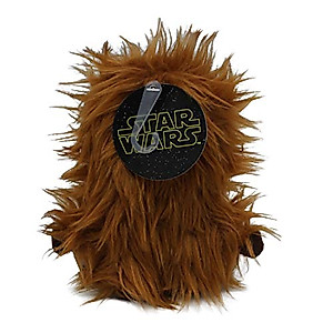 Star Wars for Pets Plush Chewbacca Flattie Dog Toy | Soft Star Wars Squeaky Dog Toy | Adorable Toys for All Dogs, Official Dog Toy Product of Star Wars for Pets