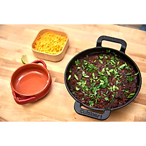 Cuisinart CCW-800, Pre-seasoned Cast Iron Grilling Wok, 10"