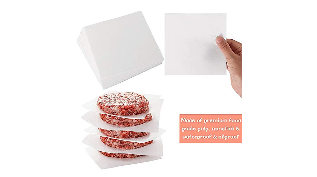 Non-Stick Patty Paper 5.5x5.5 Inch - Set of 300