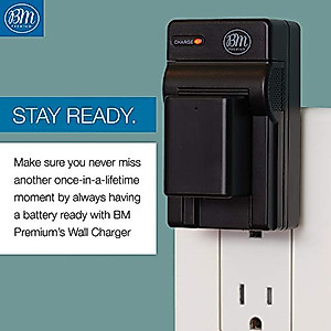 BM Premium BP-718 Battery and Charger for Canon Vixia HFR80, HFR82, HFR800, HFM50, HFM52, HFM500, HFR30, HFR32, HFR300, HFR40, HFR42, HFR400, HFR50, HFR52, HFR500, HFR60, HFR62, HFR600, HFR70, HFR72, HFR700