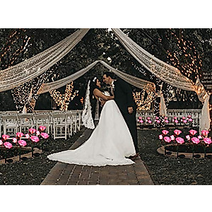 CN-Porter Solar Flower Lights, Solar Garden Stake Lights Outdoor Waterproof Solar Rose for Patio, Lawn, Garden, Yard Decoration