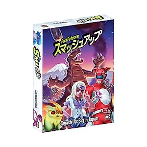 Smash Up Big in Japan Expansion - Board Game, Card Game, Kaiju, Anime, and More, 2 to 4 Players, 30 to 45 Minute Play Time, for Ages 10 and Up, Alderac Entertainment Group (AEG)
