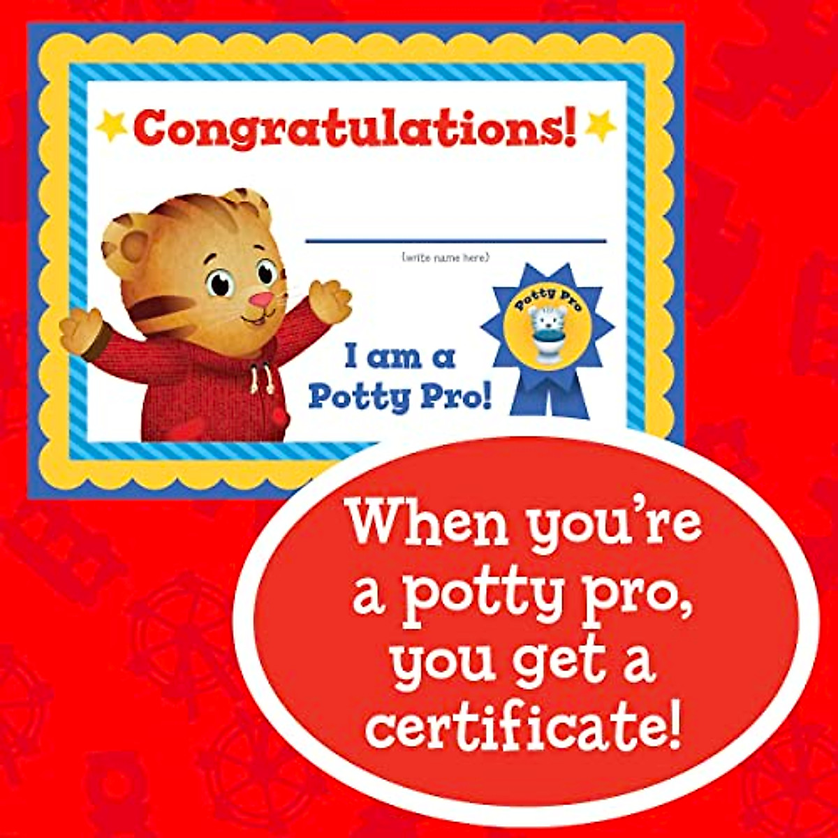 Daniel Tiger Potty Training Reward Chart, Potty Time With Daniel! Workbook Includes Stories, Activities, Stickers, and Sound Button! (Daniel Tiger's Neighborhood)