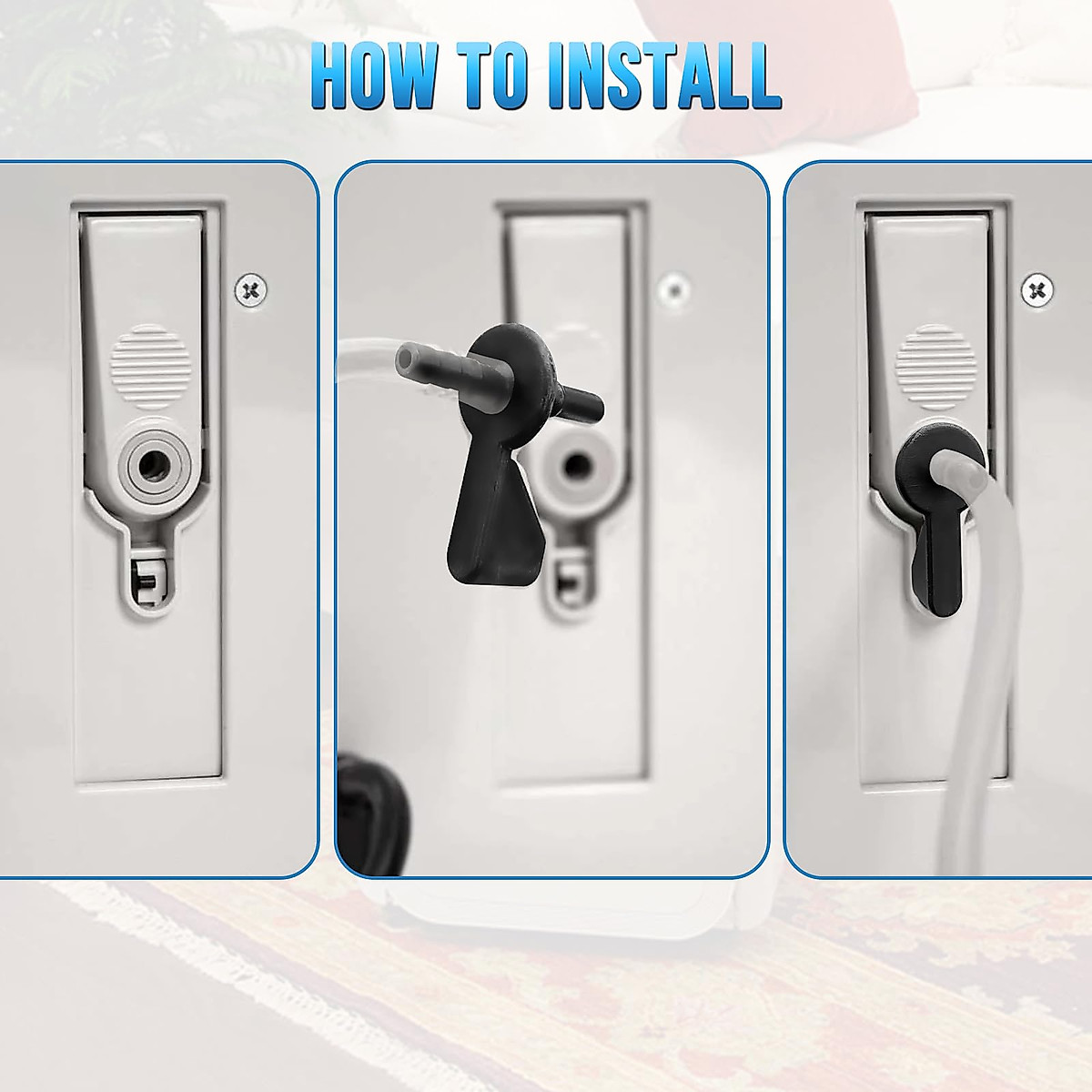 Motorparty Pump Hose Connector for Friedrich Dehumidifier D70BPA D50BP D50BPA, Replacement for 67904104, 3D Printed & PLA Material