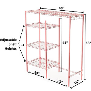 DormCo The Shelf Supreme - Suprima® Adjustable Shelving - Pink