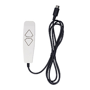 Lift Chair Remote Control, Universal 2 Button Remote Hand Control Controller with 5 Pin Plug, Handset Controller Replacement for Lift Chair, Power Recliner