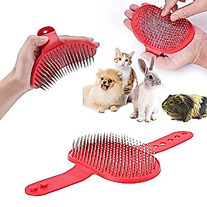 NA Allazone 13 PCS Rabbit Grooming Kit Small Animal Grooming Supplies, Double-Sided Comb, Rabbit Brush for Shedding, Nail Clipper and Trimmer, Toothbrush for Bunny Rabbit Hamster