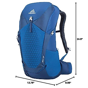 Gregory Mountain Products Zulu 30 Liter Men's Hiking Daypack, Empire Blue, Medium/Large