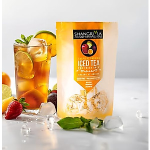 Shangri-La Tea Company Iced Tea Bags, Tropical Passion, Unsweetened and All Natural, Brews 2 Quarts Per Tea Bag, (6 Count) (5051)