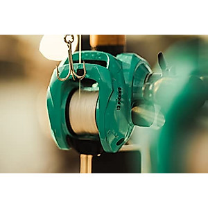 13 FISHING - Modus TX2 Baitcast Reel - 7.3:1 Gear Ratio - Right Hand Retrieve (Salt+Fresh) - MODTX2-7.3-RH, Seafoam Green