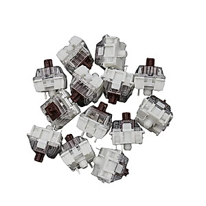 100pcs Mechanical Gaming Keyboard Black Blue Brown Red Key Switch for CIY Sockets SMD 3pin Thin Pins Compatible with MX Switch (Black)