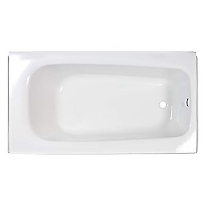 American Standard 2461002TC.020 Cambridge Integral Apron Bathtub with Tub Cover, White