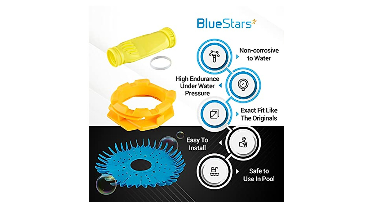 Pool Cleaner Replacement Kit for Zodiac & Manta Models | Blue Stars