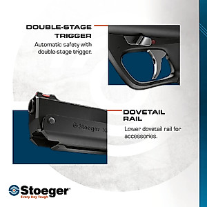 Stoeger S4000-E Airgun & XP4 Pistol Combo - .177 Caliber - Black Synthetic with Fiber-Optic Sights and 4 x 32 Scope