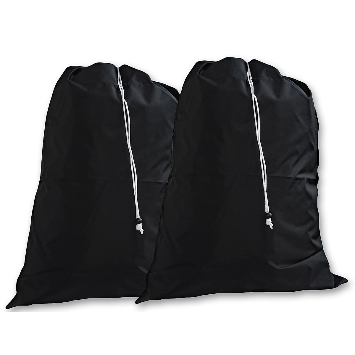 eco2go Extra Large Heavy Duty Laundry Bag, Black, (2 Pack)