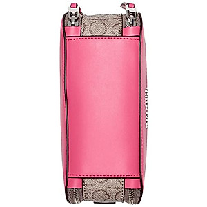 Calvin Klein Ashley Zip Around Crossbody, Almond/Taupe/Pink Flambe