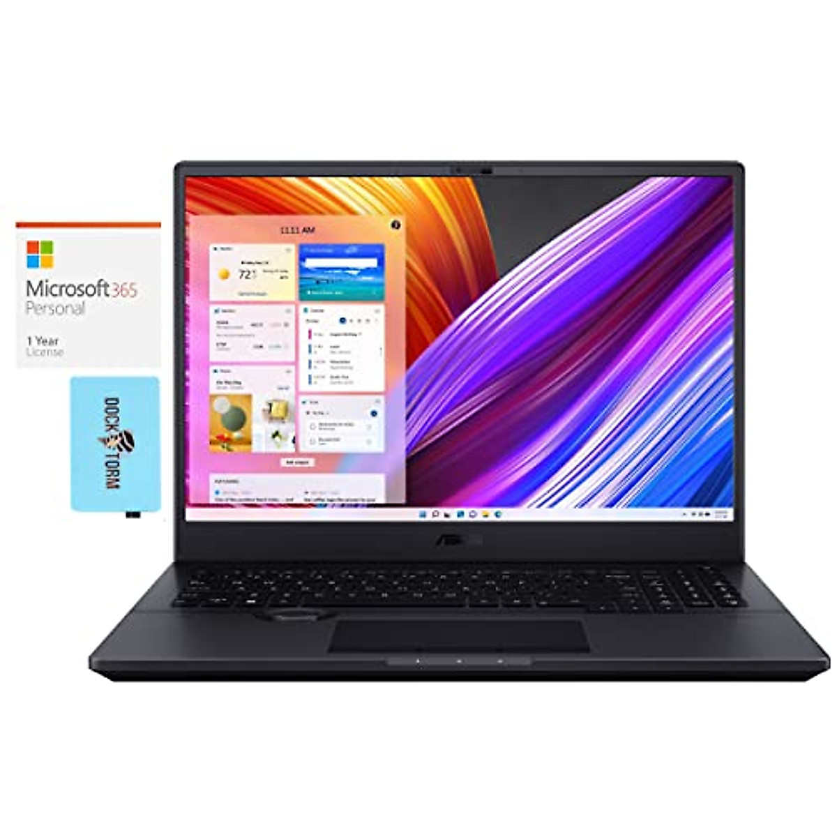 ASUS ProArt Studiobook H7600ZX Home & Business Laptop (Intel i7-12700H 14-Core, 32GB DDR5 4800MHz RAM, 2x4TB PCIe SSD RAID 1 (4TB), Win 11 Home) with MS 365 Personal, Hub