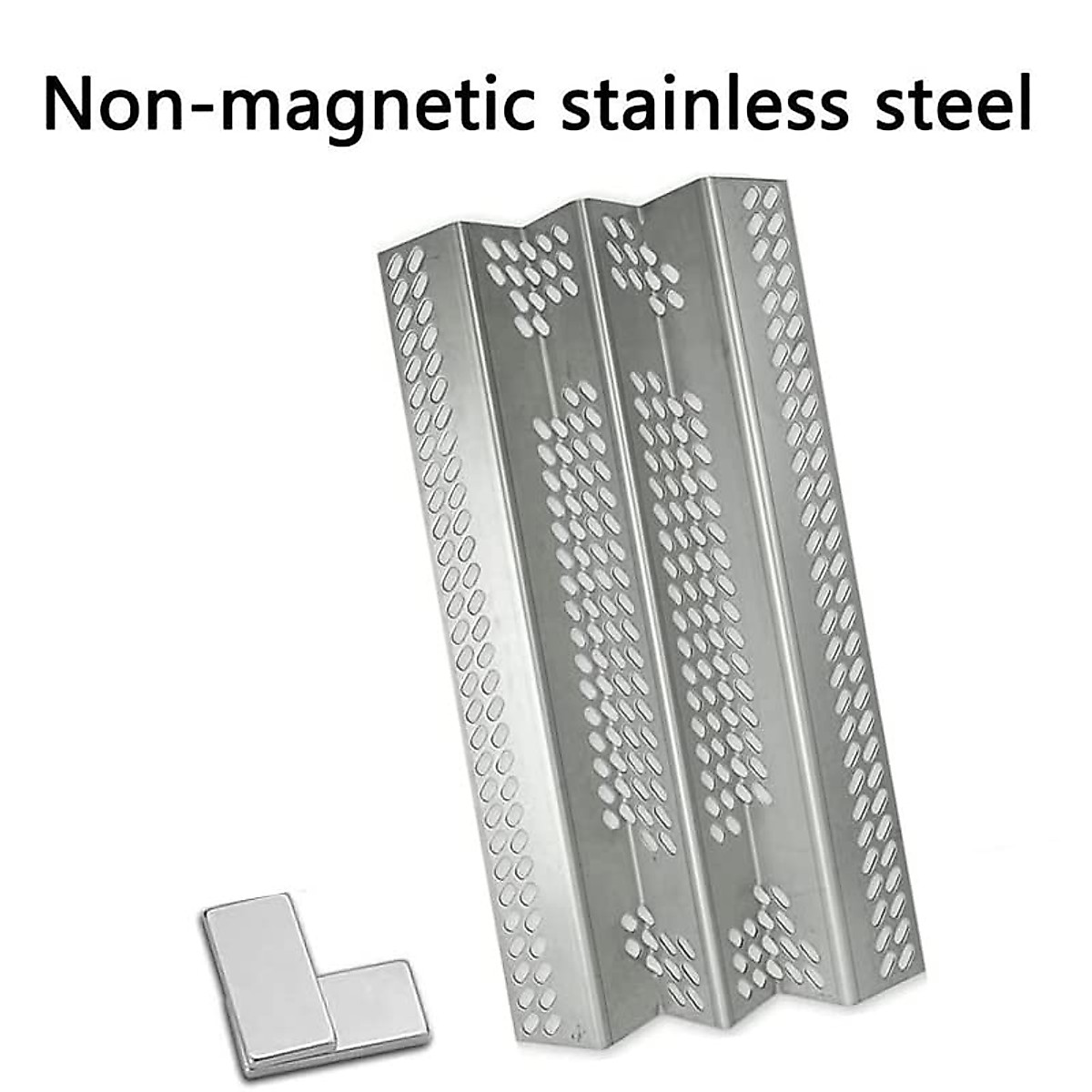 Shengyongh SS90351 (3-Pack) SS12461 (3-Pack) Stainless Steel Heat Plate and Burner Replacement for American Outdoor Grill 30NB, 30PC