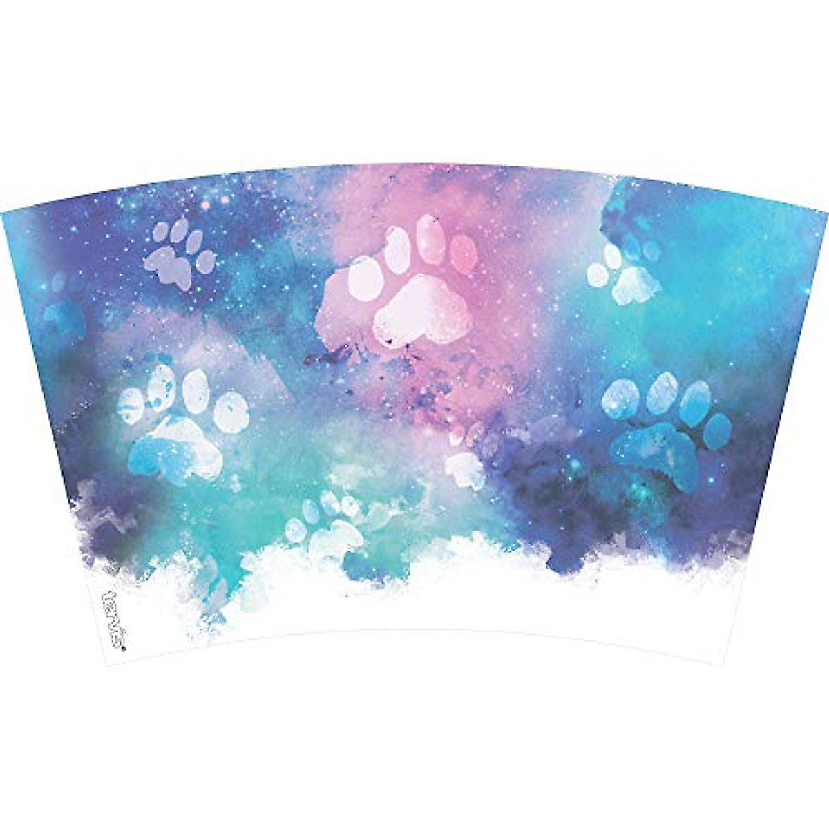 Tervis Paw Prints Made in USA Double Walled Insulated Tumbler Travel Cup Keeps Drinks Cold & Hot, 16oz, Classic