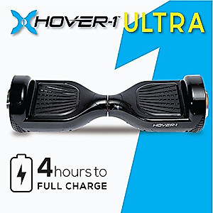 Hover-1 Ultra Electric Self-Balancing Hoverboard Scooter, Black, 25 x 9 x 9.5 inches