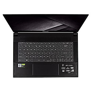 Keyboard Cover for 15.6" MSI GS66 Stealth 10SFS 10SGS Gaming Laptop,15.6 inch MSI GE66 WS66/MSI Stealth 15M/Summit B15 A11M/Modern 15 Laptop, MSI Prestige 14 15/MSI Creator 15 Keyboard Skin-Clear