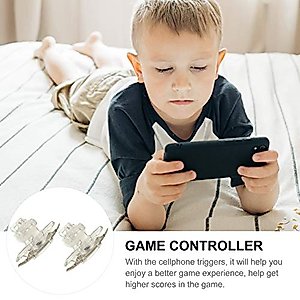 Hemobllo Handle 1 Pair Mobile Game Controller Smartphone Shooting Game Aim Button Device Joystick Grips Hand Grips Hand Grips Hand Grips Hand Grips