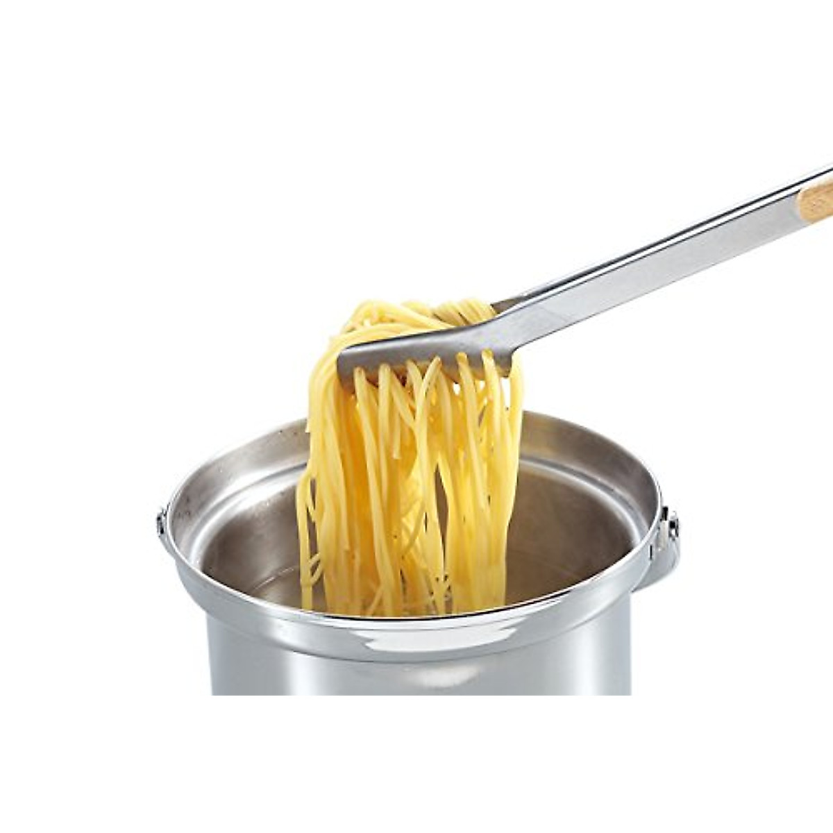 Captain Stag UG-3231 BBQ Pasta Tongs Wood Grip 13.8 inches (35 cm)