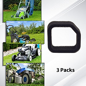 JICHEKU 560873001 Air Filter Replacement FOR RYOBI 560873001 RY251PH RY253SS RY252CS RY08510 RY08544 RY08548 RY08570 RY08574 RY08576 RY09903 RY09973 HOME LITE UT08514 UT-08544 UT-08547(3Packs)