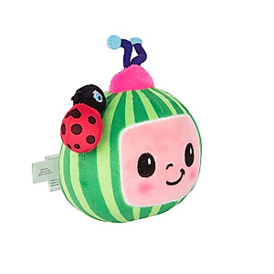 CoComelon 8-Inch JJ & Melon Plush 2-Pack - Officially Licensed - Soft Squishy Stuffed Animal Doll Toy Figures - Easter Basket Stuffer Gift for Kids, Boys, Girls, Toddlers, Preschoolers - Ages 1-3