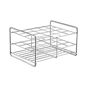 Adamas-Beta Stainless Steel Test Tube Rack,20 Place,5x4 Format,Wire Constructed,Outer Diameter Permitted of Tubes 29-31mm