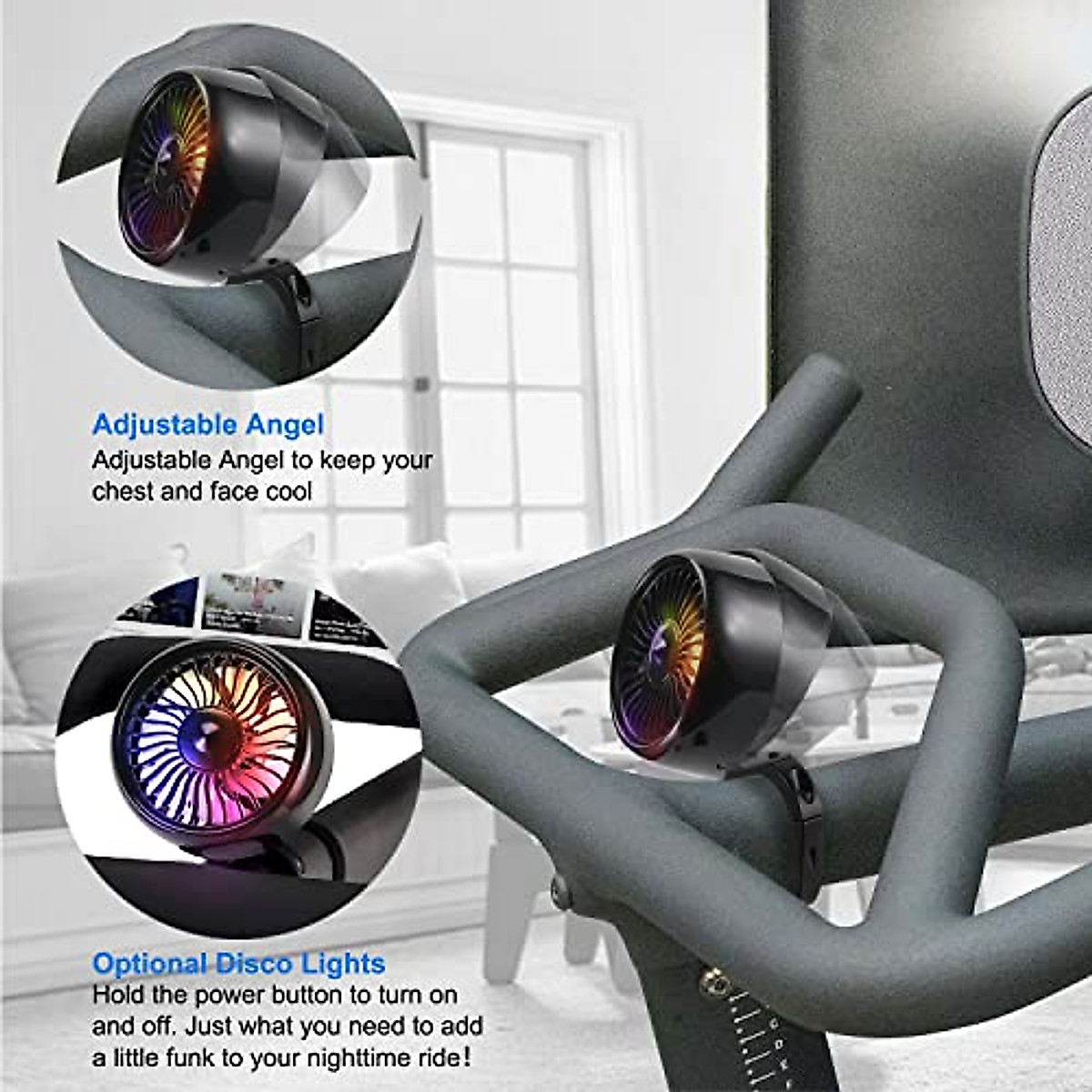 Airrniss Fan for Peloton, Peloton Accessories,3 Speeds Adjustable, No Battery required Fan Fit Peloton Bike+