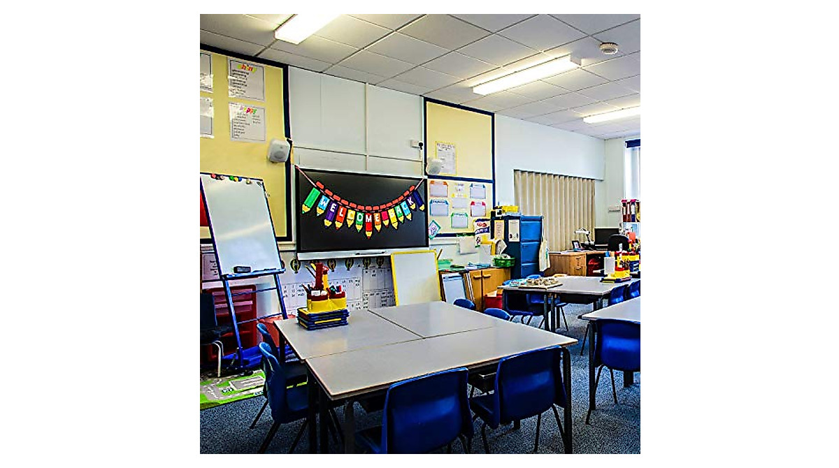 Welcome Back Party Decorations - Vibrant Classroom Banner for School
