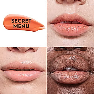 Urban Decay Vice Plumping Shine Hydrating Lip Gloss Balm - 9 Shades Available - Plump & Moisturize Lips - Vegan Formula with Hyaluronic Acid & Shea Butter - Secret Menu, 0.2 fl oz