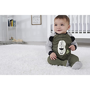 Gerber Baby Boys 2-Pack Sleep 'N Play Bear Green 0-3 Months