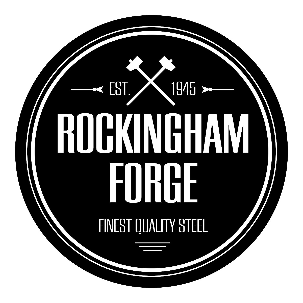 Rockingham Forge 9-Piece Kitchen Knife Block Set, Equilibrium Series - Professional Stainless Steel Chefs Knives Selection