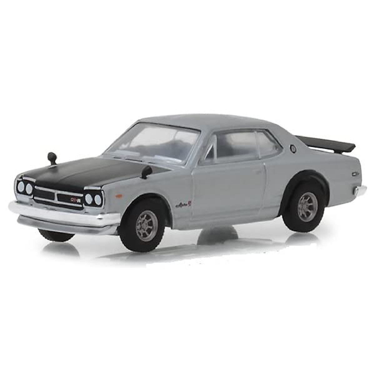 Greenlight 47010-C Tokyo Torque Series 3 - 1972 Skyline 2000 GT-R - Silver 1/64 Scale
