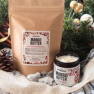Better Shea Butter Mango Butter 100% Natural Skin Moisturizer, 1 LB Block