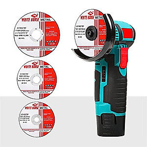 TRAMULL Ultra Thin Cut Off Wheel 4'' x .04'' x 5/8'' for Metal and Stainless Steel Cutting, Type 1, Angle Grinder Uses (12 PCS)