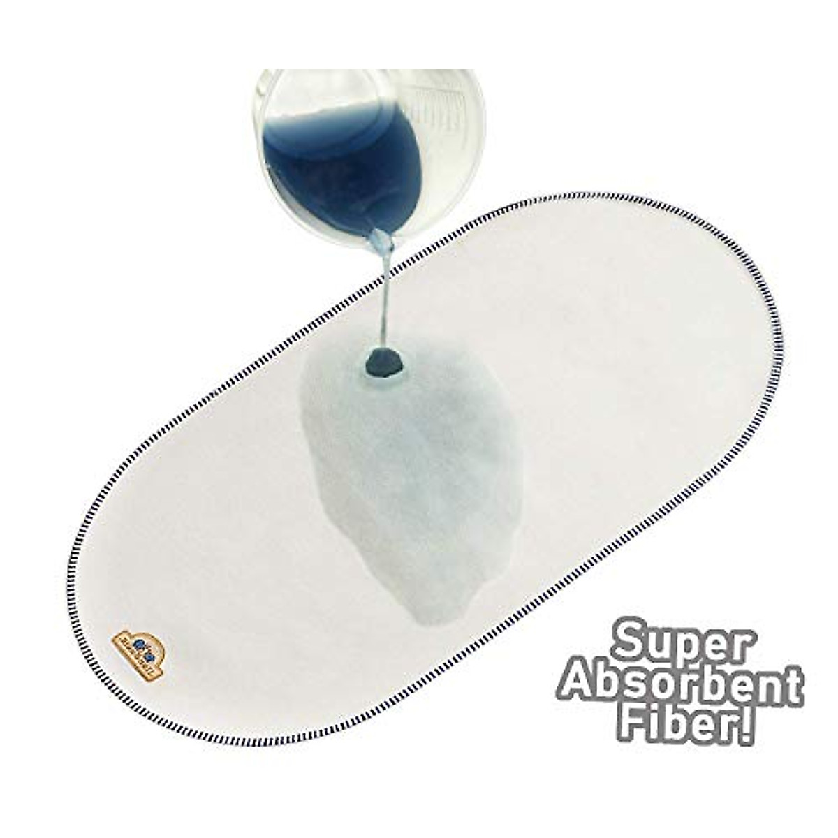 Longer Waterproof Changing Pad Liners for babies 3 Count by BlueSnail (snow white, 13.3"x26")