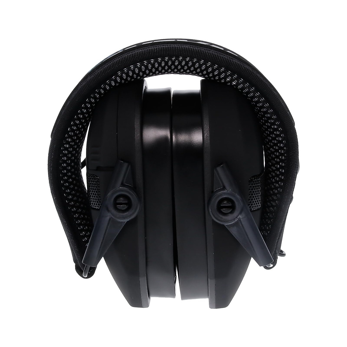 Walker's Razor Slim X-TRM Noise-Cancelling Sound-Enhancing Hunting Gun Range Shooting Electronic Earmuffs with Cooling Pads, Moisture Wicking Headband & 2 AAA Batteries, Black