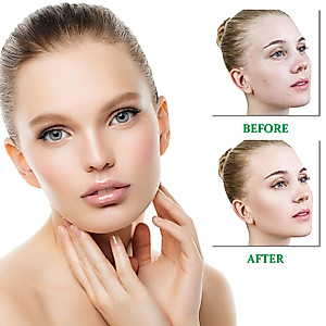 CAHIUYOA 2PCS Mushroom Head Air Cushion CC Cream BB Cream Foundation Full Coverage Foundation 24HR Matte Oil Control Concealer With Makeup Face Primer & Petal-Shaped Cosmetics Brush（Natural）