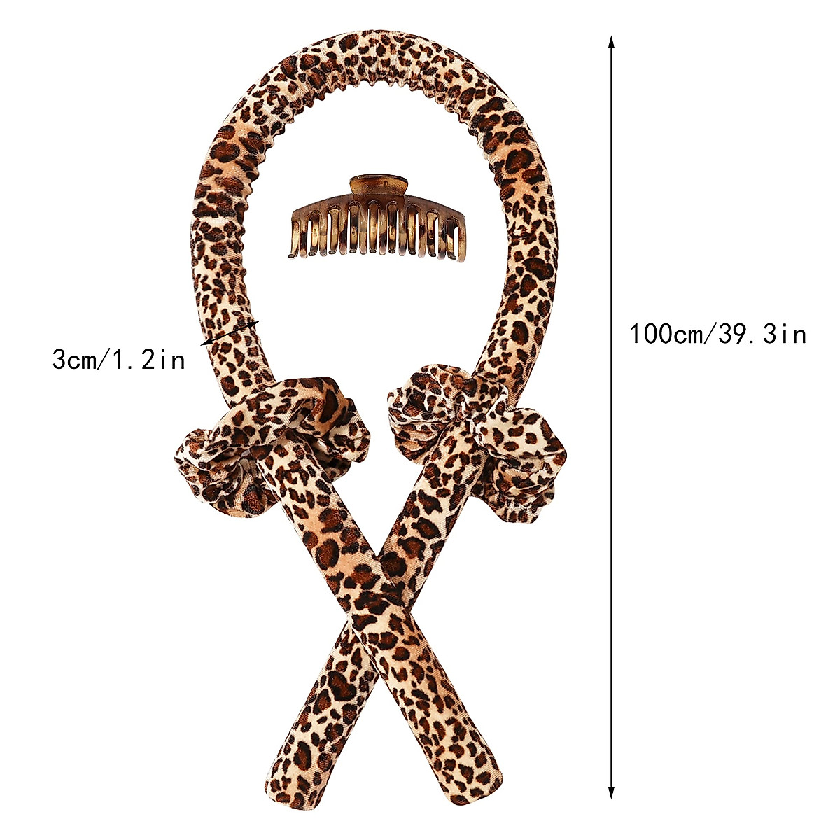 IVYU Tiktok Hair Curlers Rollers For Long Heatless Curling Rod Headband Ribbon No Heat Hair Roller Kit Tool You Can Sleep In Soft Foam Curling Rods Hair Rollers Overnight for Women