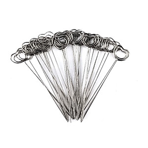 Honbay 30pcs DIY Heart Shape Ring Loop Craft Wire Clip Table Card Note Photo Memo Holder Metal Clamp Clay Cake Decoration Accessories
