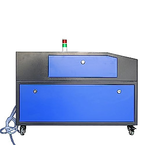 SDKEHUI 100W CO2 Laser Cutter Engraver + Rotary Axis, Laser Engraving Machine with Lightburn 28x20In 70x50cm Autolift Bed, Autofocus,Laser Cutting Machine for Wood Acrylic More